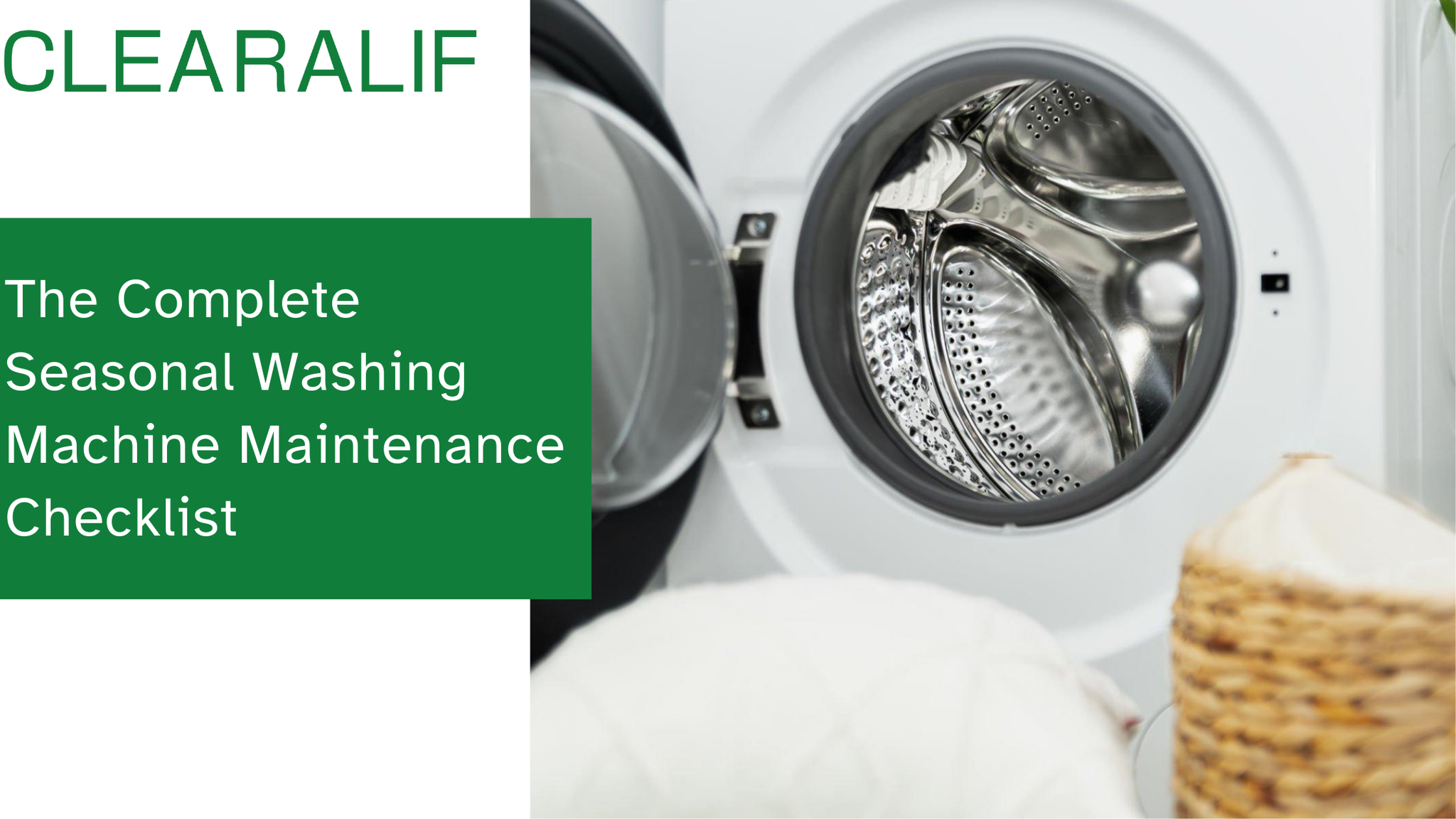 The Complete Seasonal Washing Machine Maintenance Checklist
