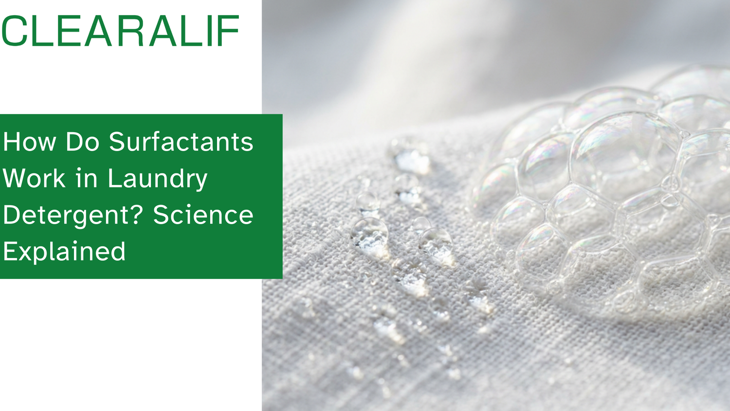 How Do Surfactants Work in Laundry Detergent? Science Explained