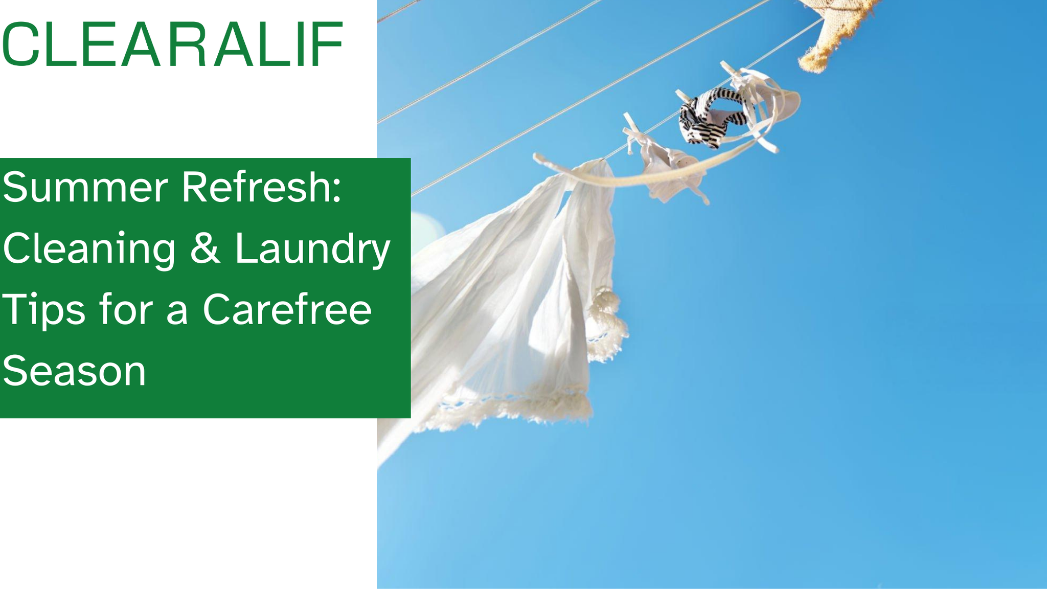 Summer Refresh: Cleaning & Laundry Tips for a Carefree Season