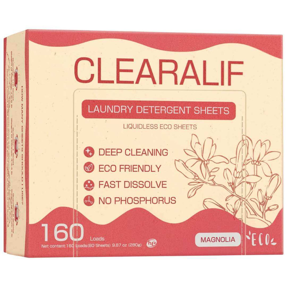 CLEARALIF Eco Friendly & Hypoallergenic Laundry Detergent 160 Loads, U